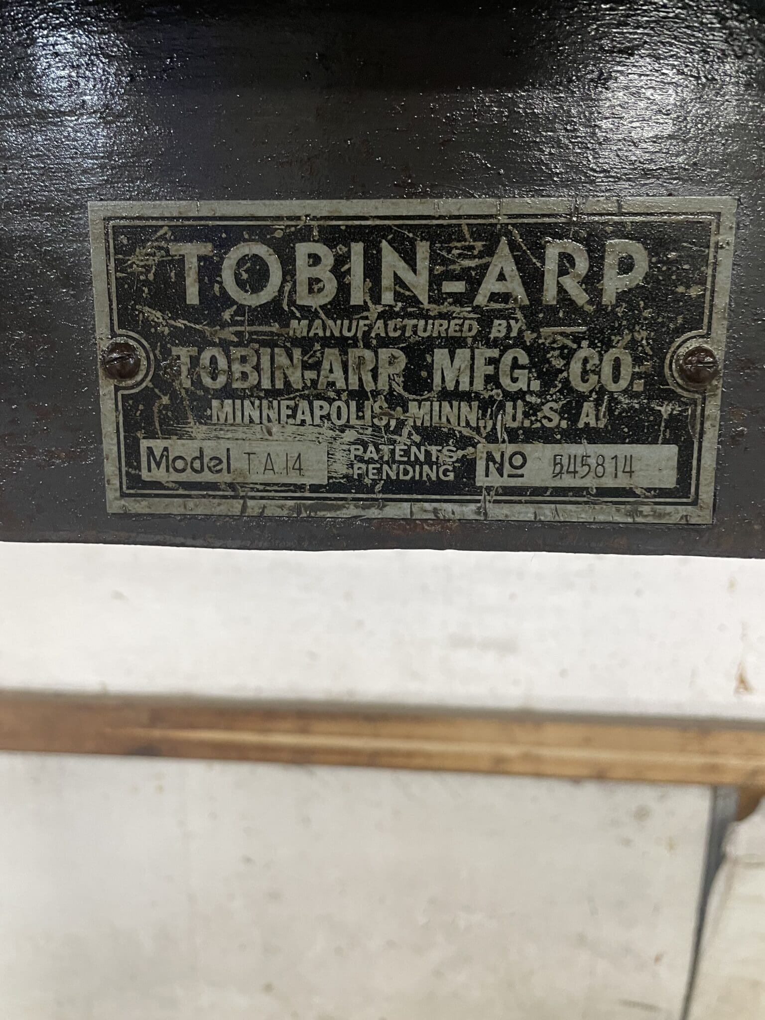 Tobin Arp TA14 line bore machine table - Joe Baker Equipment Sales, Inc.